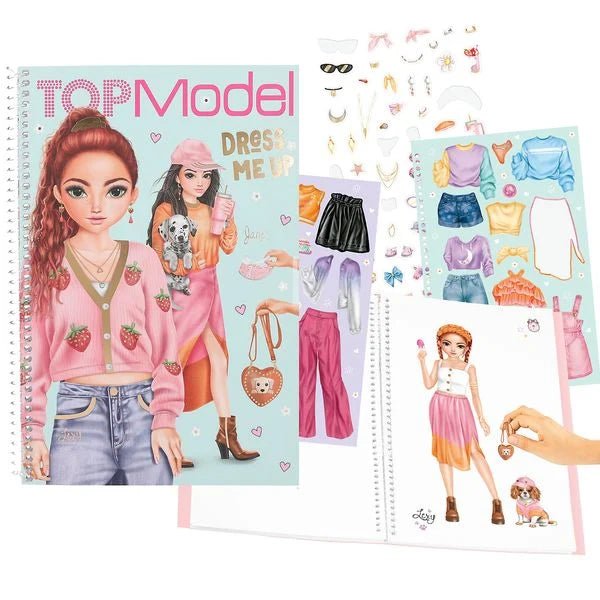 TOPModel Dress Me Up Stickerbuch – Stylische Outfits